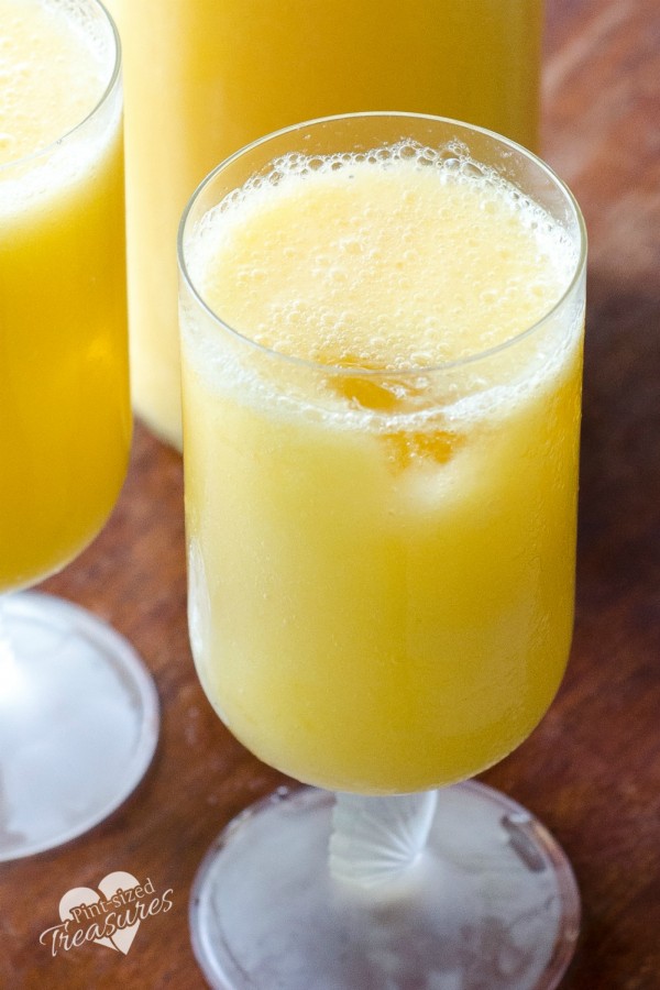 Sparkling Mango Orange Drink · Pint-sized Treasures
