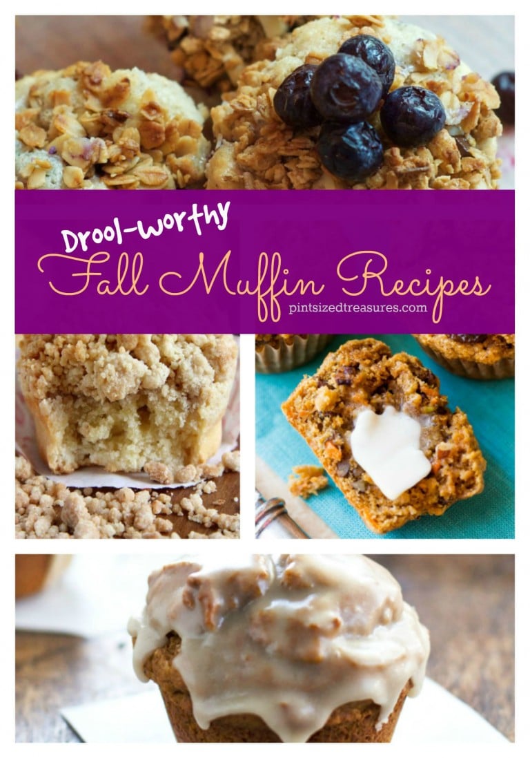 Drool-worthy Fall Muffin Recipes · Pint-sized Treasures