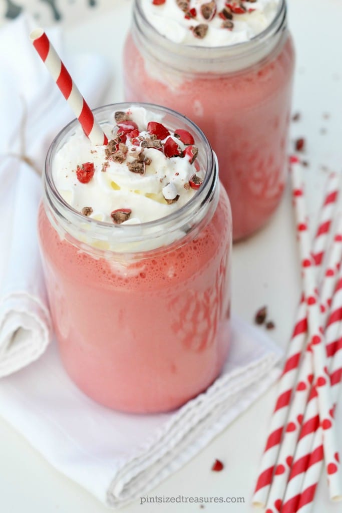 Red Velvet Cake Batter Milkshake · Pint-sized Treasures