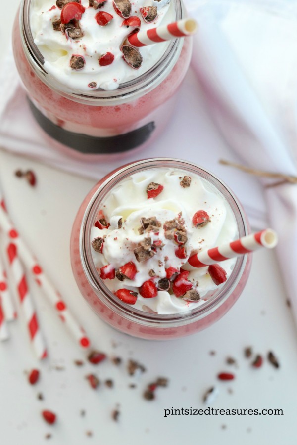 Red Velvet Cake Batter Milkshake · Pint-sized Treasures