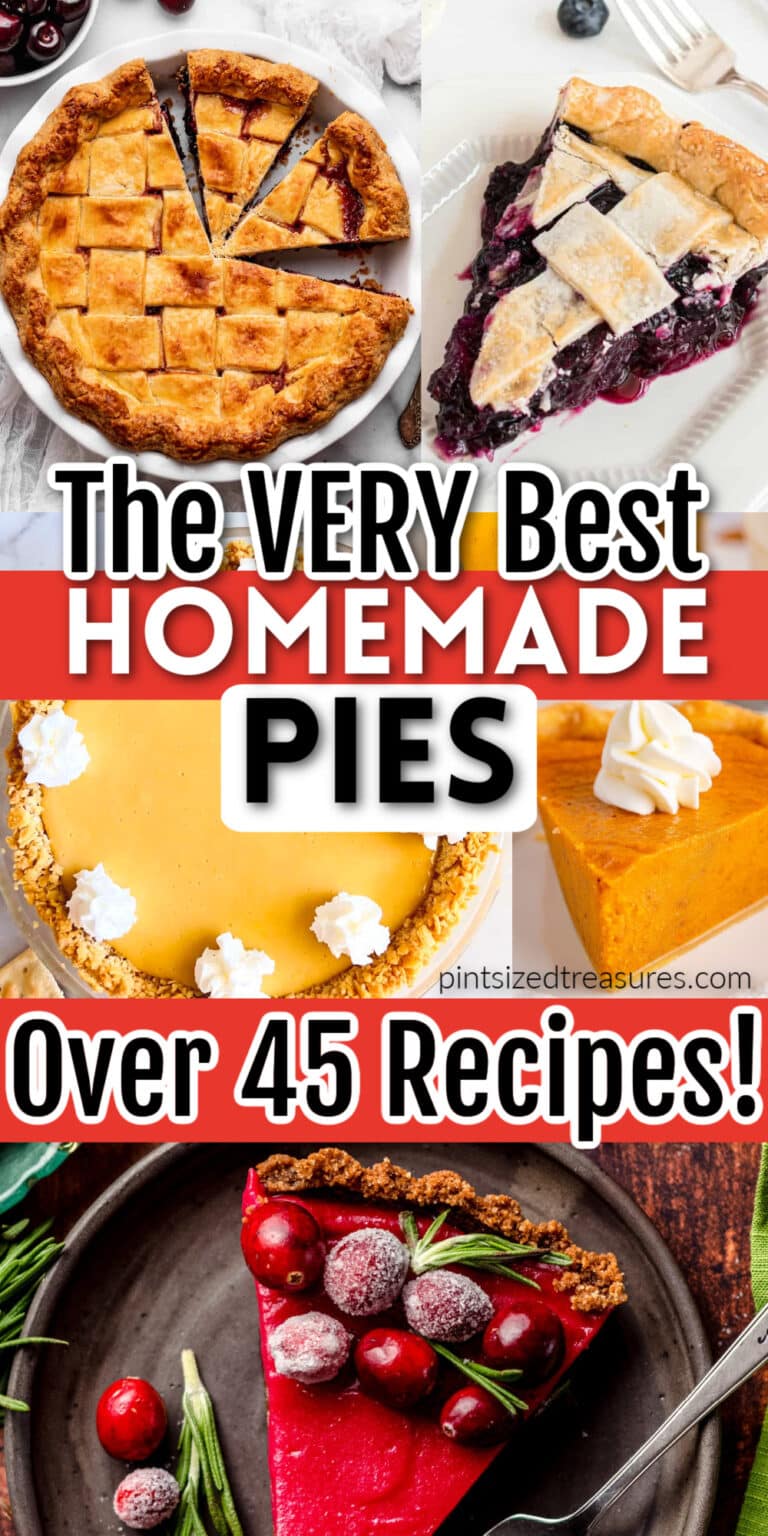 45 of the Best Homemade Pie Recipes · Pint-sized Treasures